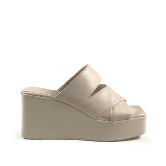 Vic Mati&eacute; K10 Block Wedge - - Shoes - Damen - Beige - 39 1/2 EU
