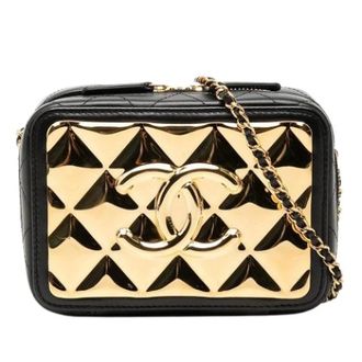 Chanel Sac bandouli&egrave;re vintage doccasion - Femme - Pre-owned - Noir - Taille: ONE Size