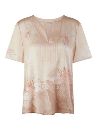 Marc Cain Bluse Rundhals-Ausschnitt Marc Cain ros&eacute;