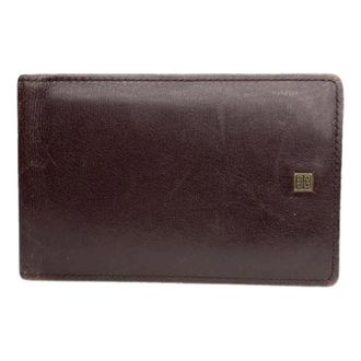 Givenchy Pre-owned Cuir petite-maroquinerie - Femme - Pre-owned - Brun - Taille: ONE Size