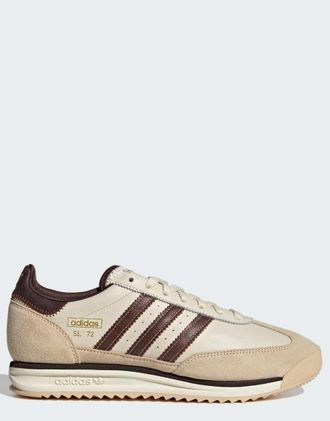 adidas Originals Sl 72 rs - Chaussures - Blanc cr&egrave;me/bronze cendr&eacute;