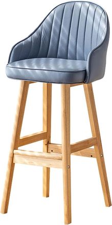 Generic Barhocker, K&uuml;cheninsel-Thekenst&uuml;hle, Holzgestell, Tragkraft 150 kg, gepolsterter hoher Barhocker