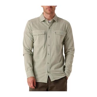Butcher of Blue Gr&uuml;nes Finn Pocket Jersey Overshirt - - Jackets - Herren - Gr&uuml;n - S