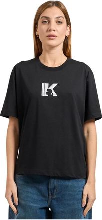 Karl Lagerfeld Femme, Tops, Noir, Taille: 38 FR T-shirts et Polos Noir
