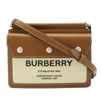 Burberry Sac bandouli&egrave;re Pre-owned Horseferry Print - Femme - Pre-owned - Brun - Taille: ONE Size