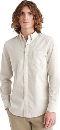 Dockers T-Shirt Stretch Oxford pour Homme Playoff Lint S, Playoff Lint, S