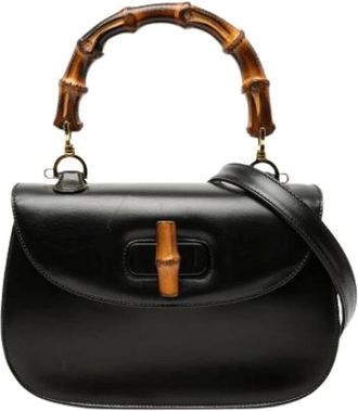 Gucci Pre-owned Bamboo Night - Femme - Pre-owned - Noir - Taille: ONE Size