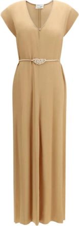 Forte_Forte Femme, Robes, Jaune, Taille: 38 FR Tassel-belt Midi Dress