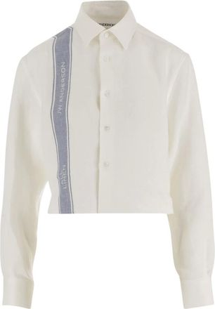 J.W.Anderson Femme, Blouses et Chemises, Blanc, Taille: 38 FR Chemises