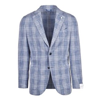Luigi Bianchi Mantova Giacca Sfiancata - - Jackets - Herren - Blau - L
