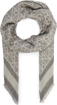 Calvin Klein Tuch Calvin Klein Emblem Aop Jacquard Square Scarf LV04F8080G Dunkelblau