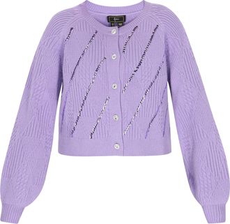 Faina Strickjacke Frauen lila