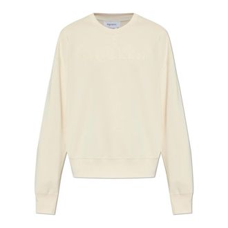 Alexander McQueen Logo Sweatshirt - - Sweatshirts & Hoodies - Herren - Beige - XL