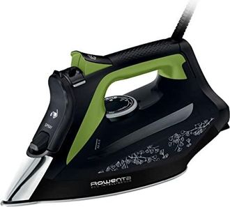 Rowenta Eco Intelligence Dampfbügeleisen, 2500 Watt, kontinuierliche Dampfabgabe: 45 g/Min., Dampfstoß: 180 g/Min., Microsteam400 HD 3De Laserbügelsohle, Anti