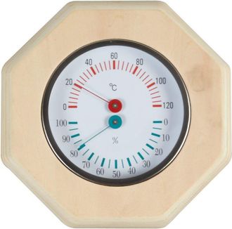 Sanwood NICOL Sauna-Klimamesser Thermometer Hygrometer Temperatur Luftfeuchtigkeit Sauna