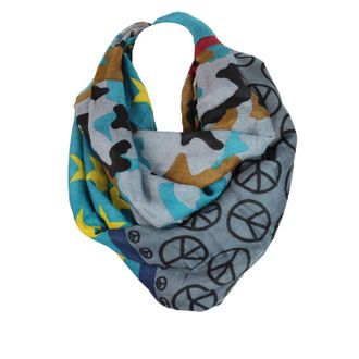 Glamexx24 Topstyle Schal Schlauchschal Damen Langschal mit Muster Loop schal Loopschal Tuch Halstuch Rundschal Leicht