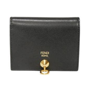 Fendi Pre-owned By The Way Small Wallet Calf Leather - - Pre-owned - Damen - Schwarzk - ONE SIZE