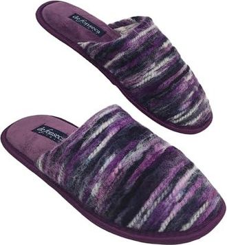 De Fonseca Folk merveilleuses pantoufles artistiques pour femme, pantoufles dhiver en coton de premier choix, chaussons confortables et lavables pour la maison, 