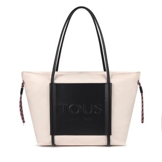 Tous Damen Gro&szlig;e Henkeltasche Empire Soft Tragetasche aus recyceltem Nylon, hautfarben, Nude