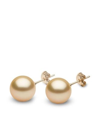 Yoko London puces doreilles Classic 11 mm en or 18ct serties de perles de mer du sud