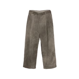 Ziggy Chen Pinstriped Pleated Trousers