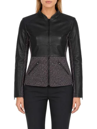 Pinko Womens Jacket Cotton Apparel - Black