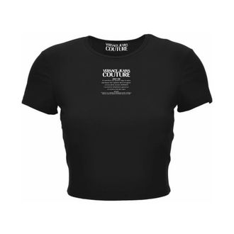 Versace Jeans Couture T-Shirts und Polos - - Tops - Damen - Schwarzk - XS