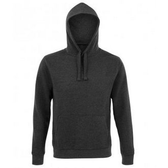 SOLS Unisex-Erwachsene Spencer Sweatshirt mit Kapuze (Charcoal Marl)
