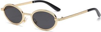 Generic Lunettes De Soleil Tendance For Hommes Et Femmes, Monture Ovale En M&eacute;tal, Style Petit Mod&egrave;le, Id&eacute;ales For Les F&ecirc;tes, Les Photos, Les Vacances Et Le Sh