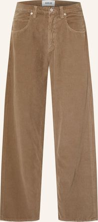 A Gold E Agolde Cordhose Regular Fit braun