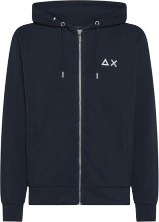 Sun 68 Homme, Sweatshirts et sweats &agrave; capuche, Bleu, Taille: L Pull Bleu Homme