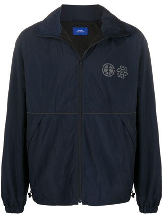 Rassvet veste zippée à capuche - Bleu