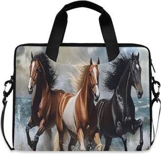 Alaza Sac pour ordinateur portable de 40,6 &agrave; 15,6 pouces, sac &agrave; bandouli&egrave;re pour ordinateur portable de 40,6 &agrave; 15,6, sac fourre-tout pour femme, homme, &eacute;tud