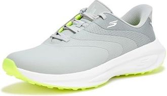 Skechers GO Golf Chaussures &agrave; Lacets synth&eacute;tiques pour Homme, Gris/Blanc/Vert Citron, Pointure 43