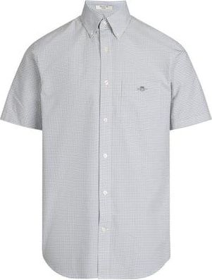 GANT Chemise droite &agrave; carreaux en coton