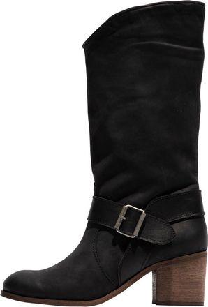 FLY London Fly London Damen Dewi167fly Westernstiefel, Schwarz, 36 EU