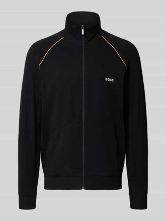 HUGO BOSS Regular Fit Sweatjacke aus Baumwoll-Mix Modell MIX&MATCH JACKET Z
