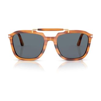 Persol unisex, Accessoires, Brun, Taille: 55 MM Po0203S 960/R5 Senna Lunettes de soleil