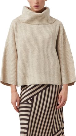 Comma Poncho-Pullover im Boxy Fit