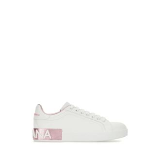 Dolce & Gabbana Femme, Chaussures, Blanc, Taille: 39 EU Portofino Baskets