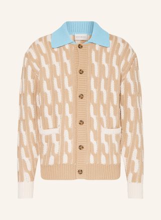 Dr&ocirc;le de Monsieur Dr&ocirc;le De Monsieur Strickjacke Le Cardigan Torsades Bicolore beige