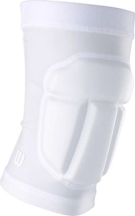 Wilson Volleyball-Kniesch&uuml;tzer f&uuml;r Herren/Damen Unisex, Spirale (Wei&szlig;)