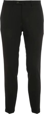 Santaniello pantalon de jogging à taille élastiquée - Noir