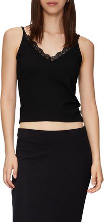 QS by s.Oliver Damen 2147369 Top Mit Spitze, 9999, M EU