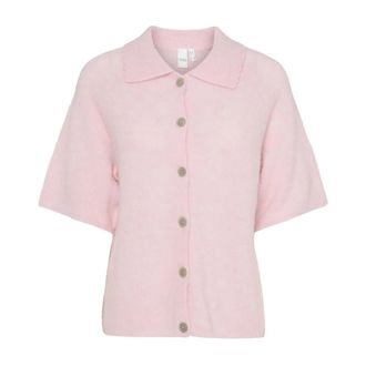 Y.A.S Cardigans - - Knitwear - Damen - Rosa - S