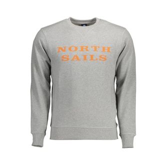 North Sails Homme, Sweatshirts et sweats &agrave; capuche, Gris, Taille: 2XL Pull en coton