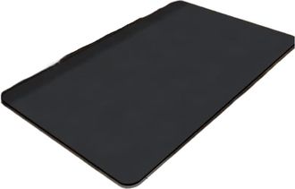 Generic Weiche wasserabsorbierende Kieselgur-Badezimmermatte, einfacher, schnell trocknender Fu&szlig; for Zuhause(Black 50cmX80cm)