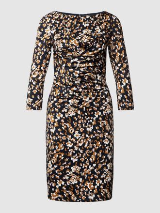 Montego Knielanges Kleid mit Allover-Muster