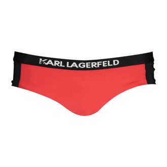 Karl Lagerfeld Femme, Sous-v&ecirc;tements, Rouge, Taille: 38 FR Slip da Mare