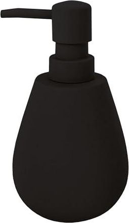 Kleine Wolke Seifenspender Drip, Accessoires, Farbe Schwarz, Material: Polyresin, Länge 8,8 x Breite 8,8 x Höhe 15,7 cm
